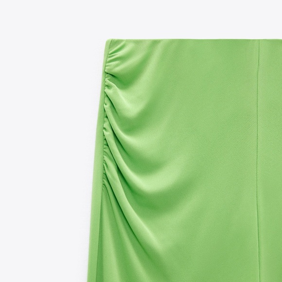 Zara | Pants & Jumpsuits | Zara Ruched Flare Pant | Poshmark